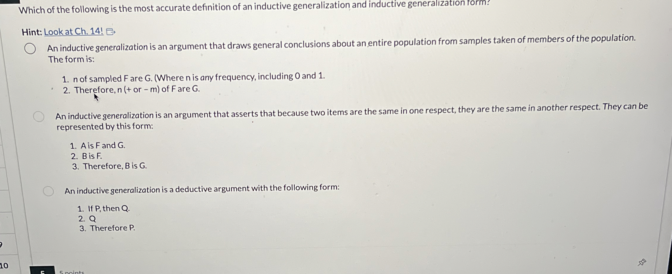 Solved Which of the following is the most accurate | Chegg.com