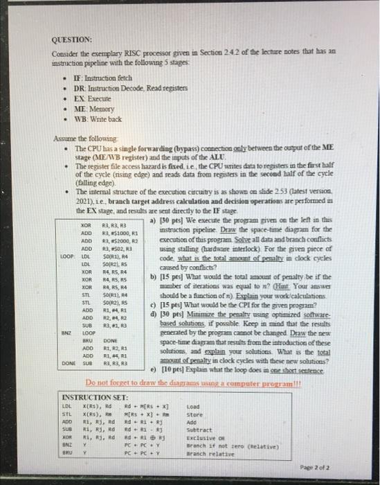 solve the questions according to the instruction set | Chegg.com