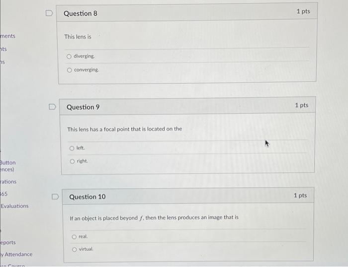 Solved This glass lens has an index of refraction n = 1.50. | Chegg.com