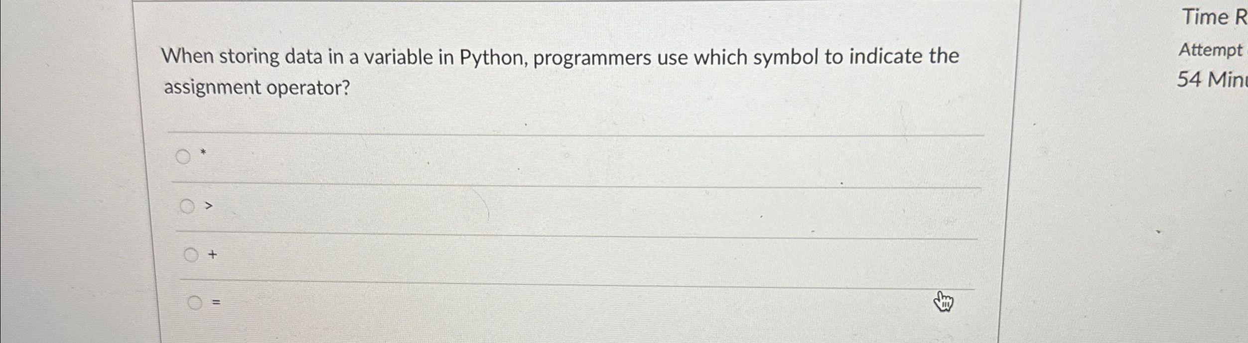 Solved When Storing Data In A Variable In Python 5566