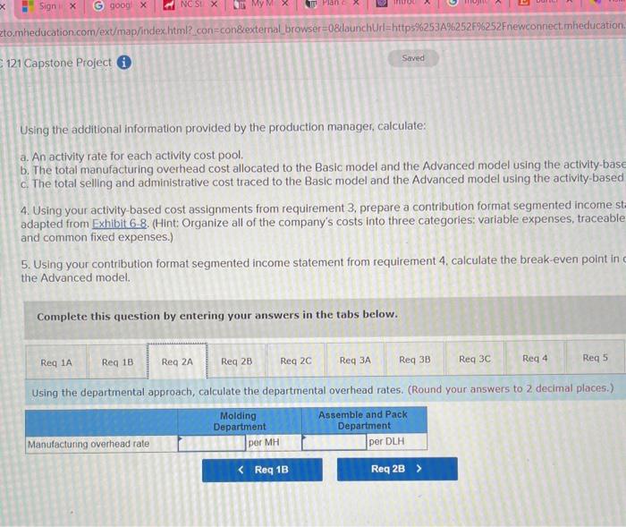 Solved 5. Using your contribution format segmented income | Chegg.com