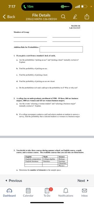 Solved Mentibrs of Graep. Adatioe Hule fer Prubabilises: L. | Chegg.com