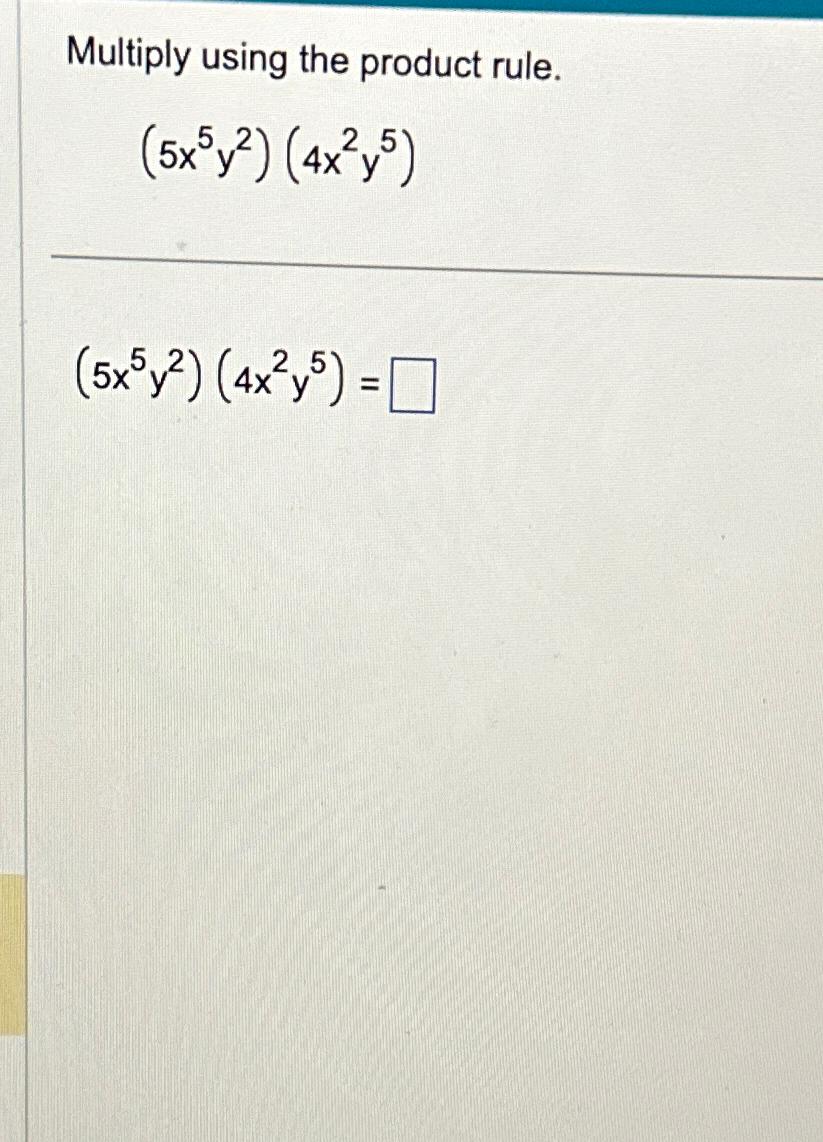 Solved Multiply using the product | Chegg.com