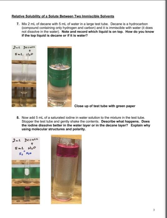 1 of 6 for Exploration 17 Part Solubility and | Chegg.com