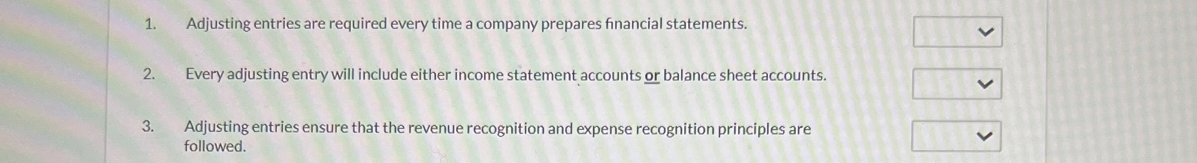 Solved Adjusting entries are required every time a company | Chegg.com