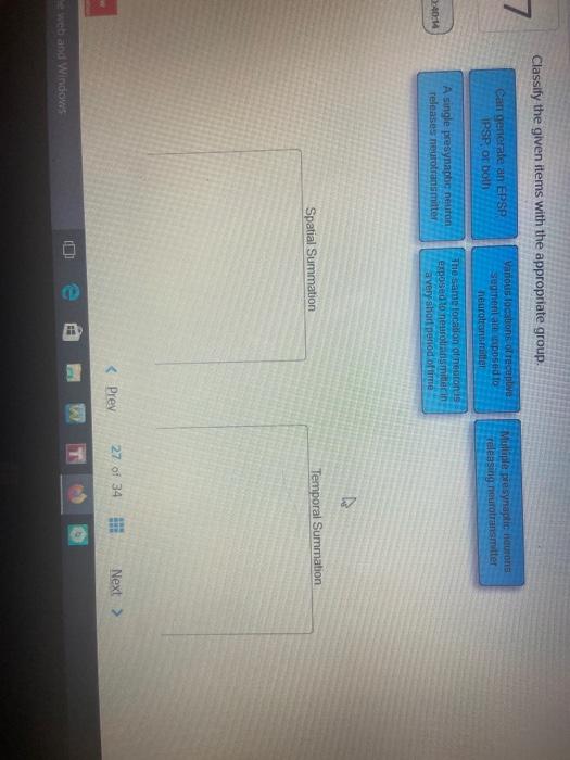 Solved Classify the given items with the appropriate group 7 | Chegg.com