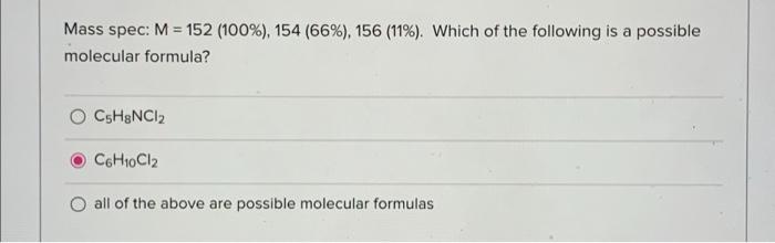 A molecule has with the formula CnH2n+2 will have the | Chegg.com