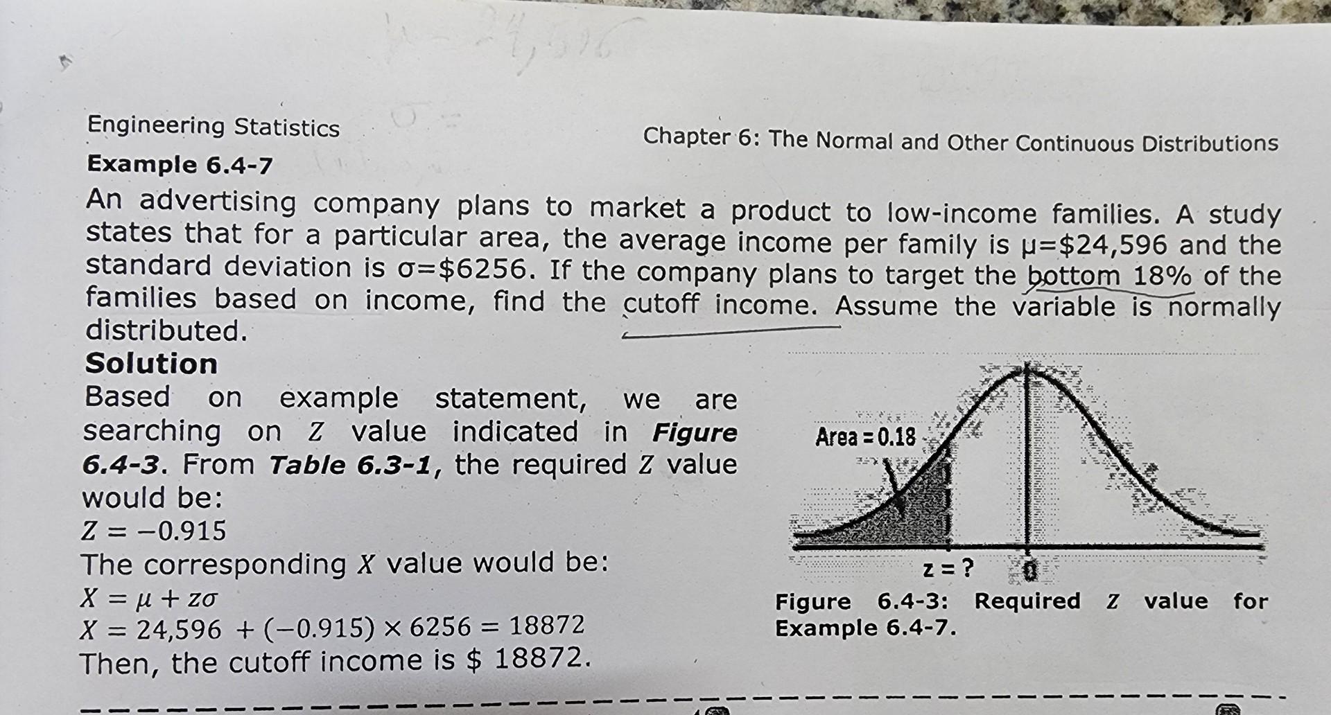 Solved Engineering Statistics Chapter 6: The Normal and | Chegg.com