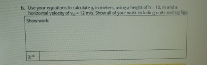 Solved b. ﻿Use your equations to calculate x??(y) ﻿in | Chegg.com
