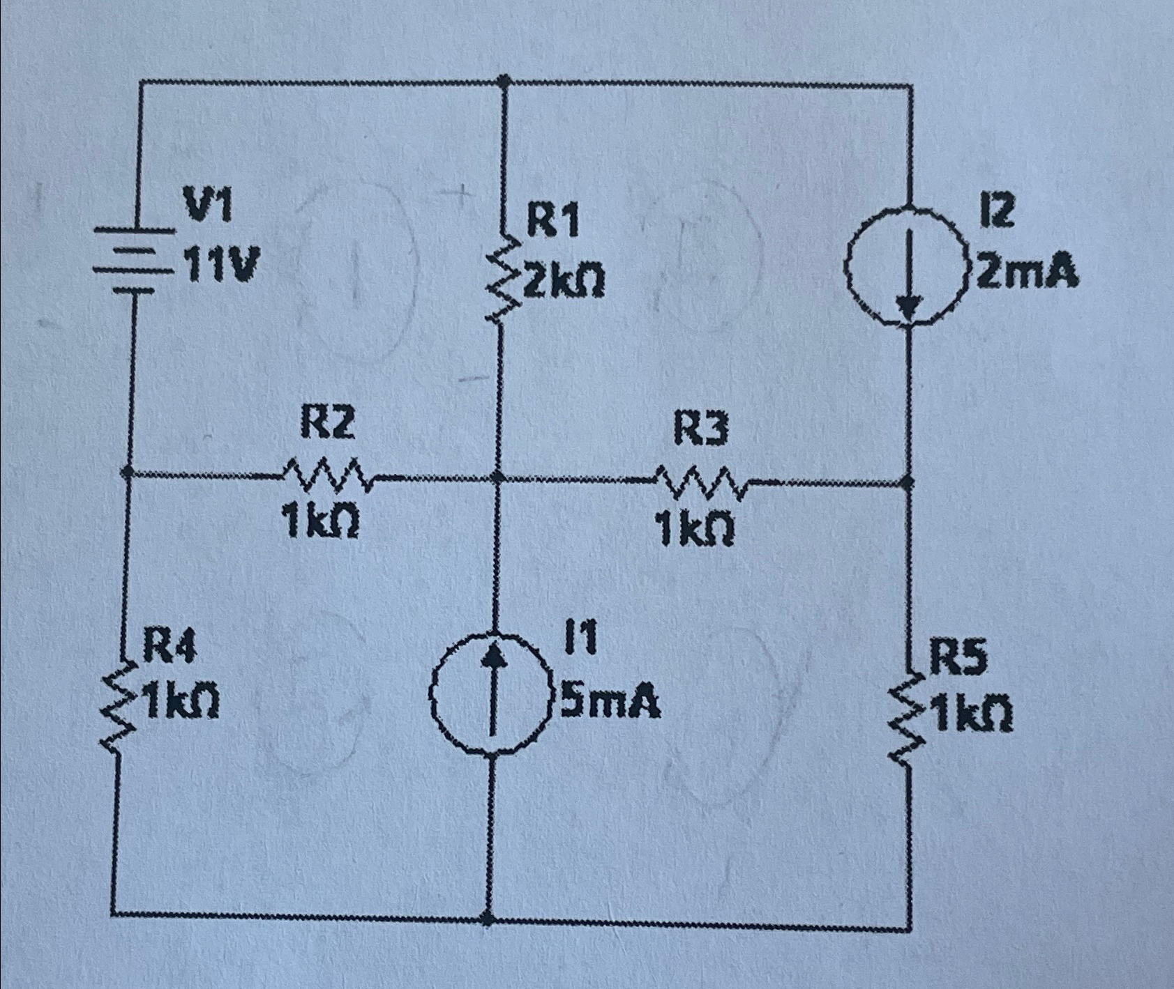 Solved 1 ﻿use Loop Current Analysis To Find Current Through