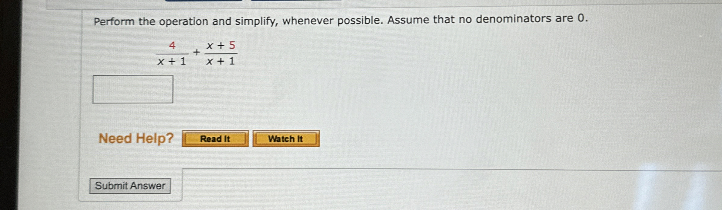 Solved Perform the operation and simplify, whenever | Chegg.com