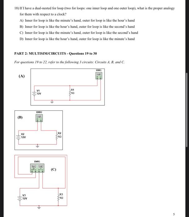 Solved 1) Using an if statement, which option compares if | Chegg.com