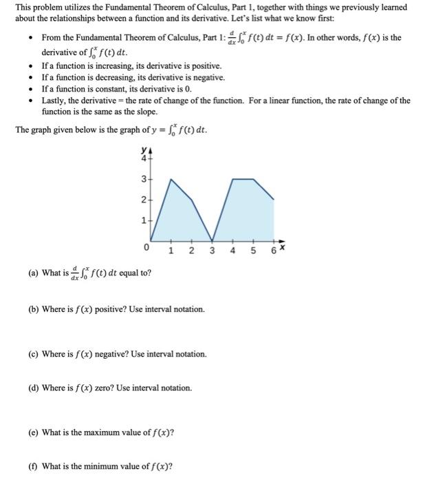 Solved This problem utilizes the Fundamental Theorem of | Chegg.com