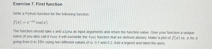 Solved Write a Python function for the following function: | Chegg.com
