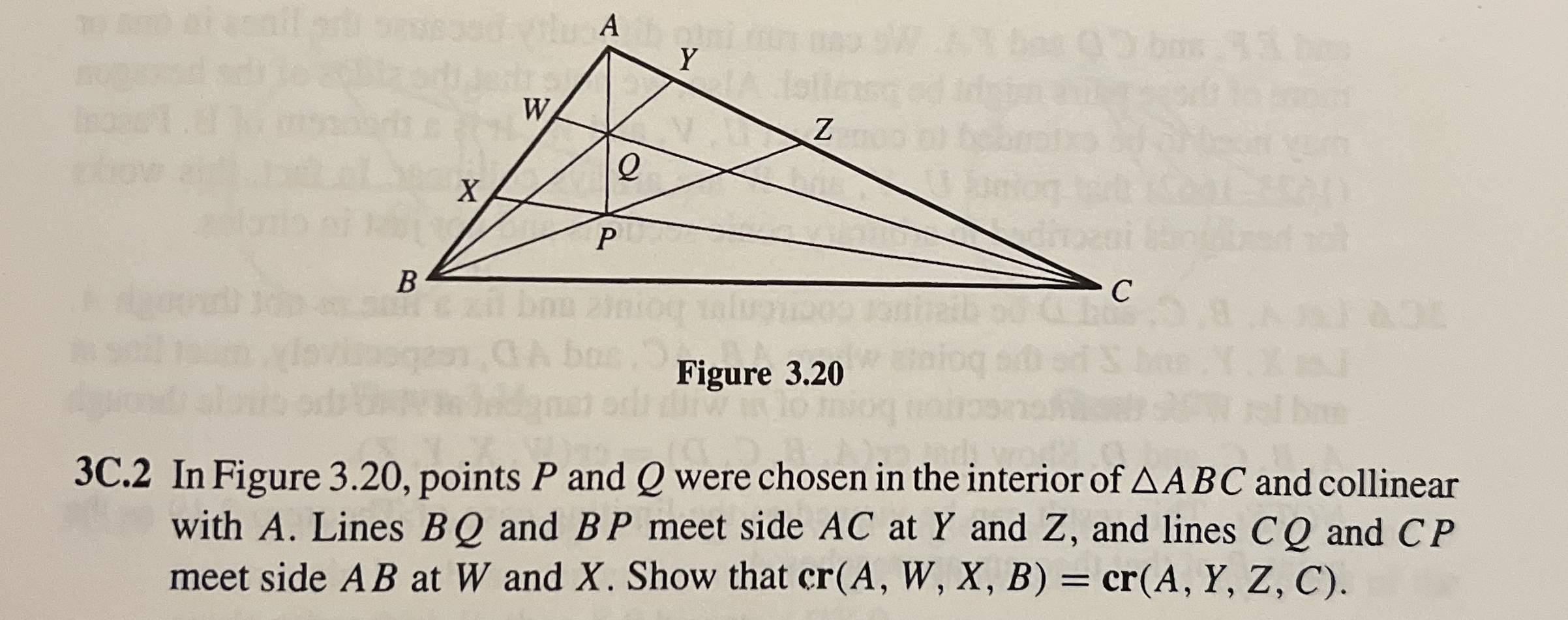 Solved 3C. ﻿In Figure 3.20, ﻿points P ﻿and Q ﻿were chosen in | Chegg.com