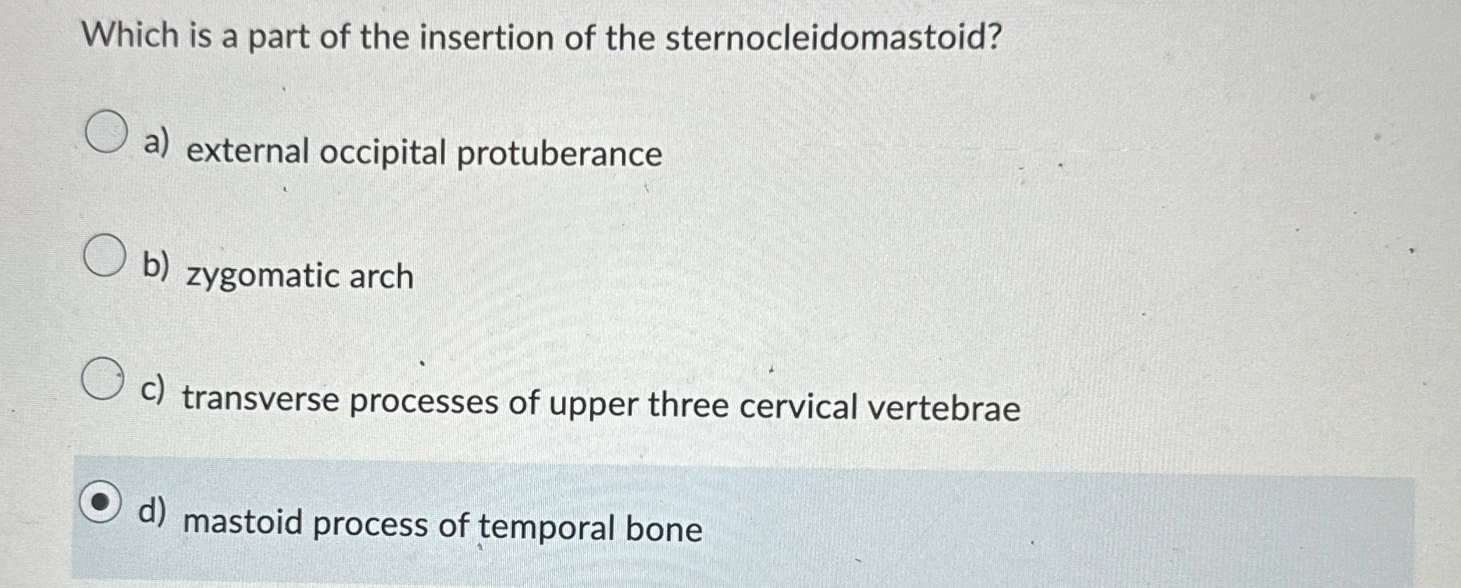 Solved Which is a part of the insertion of the | Chegg.com