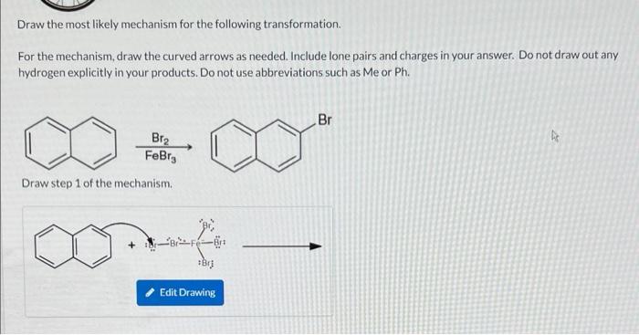 Solved Draw the most likely mechanism for the following | Chegg.com