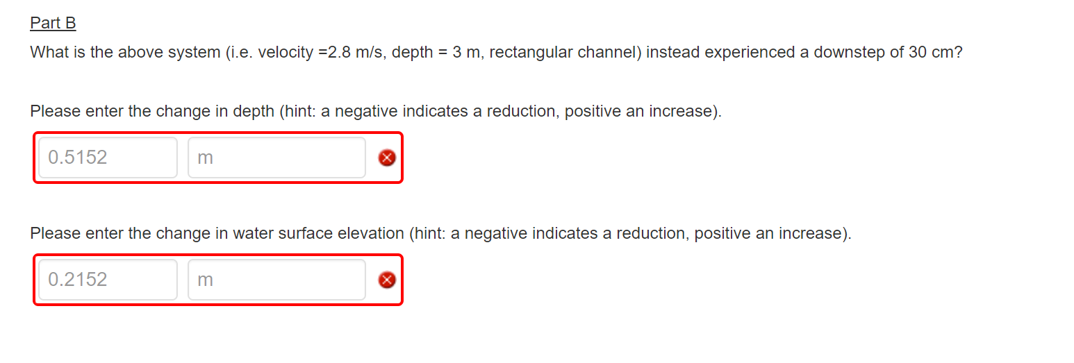 Solved Part B Part BWhat is the above system (i.e. ﻿velocity | Chegg.com
