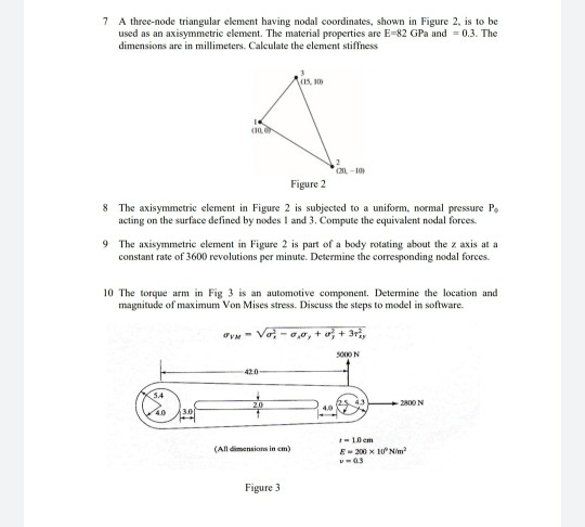 ME-505 Finite Element Methods Assignment No 2 1 A | Chegg.com