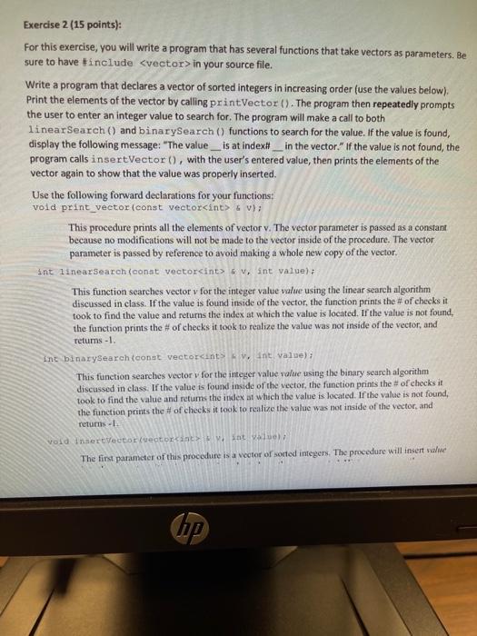 Solved Use C++Provide screenshot of code and screenshot of | Chegg.com