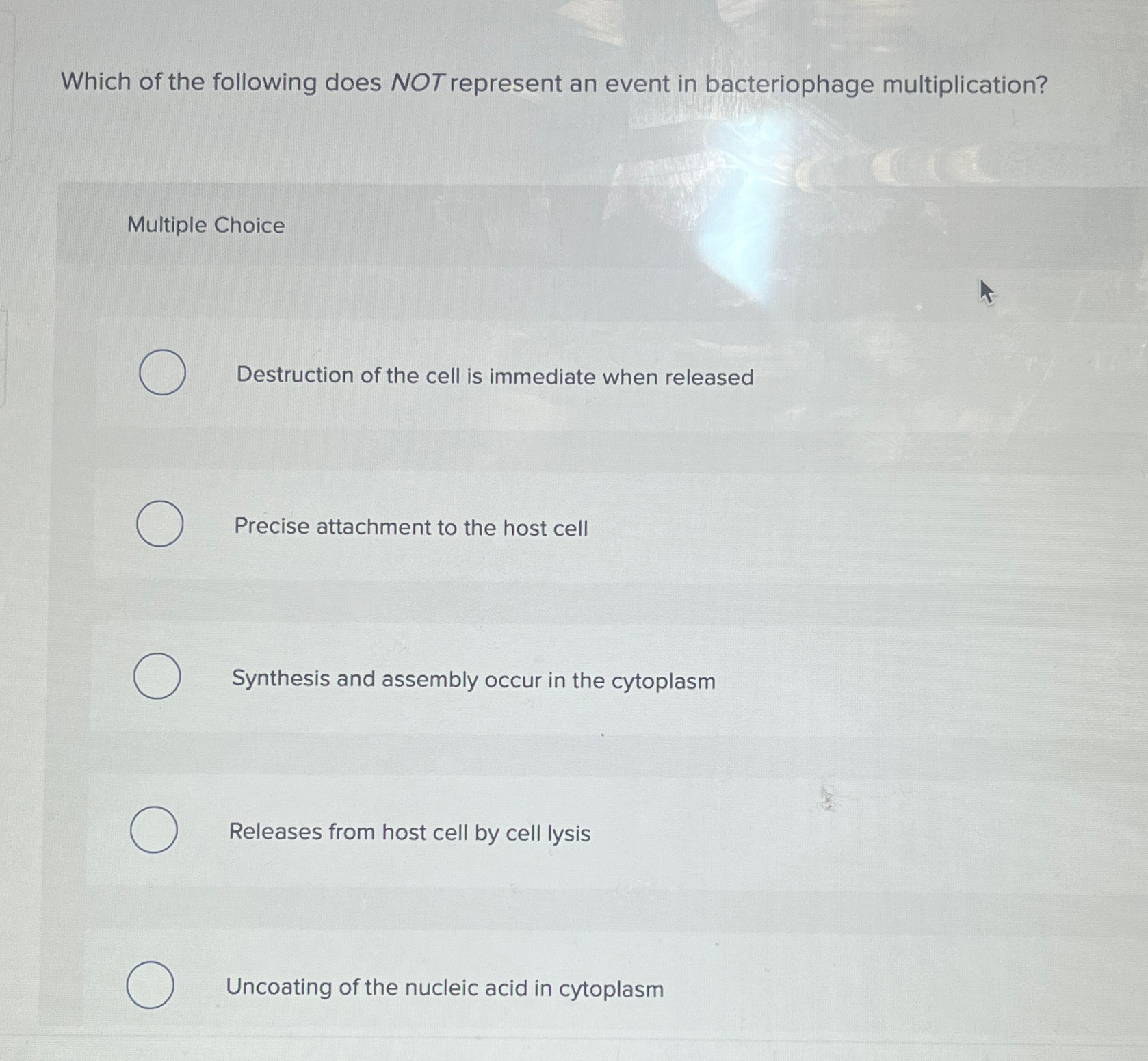 Solved Which of the following does NOT represent an event in | Chegg.com