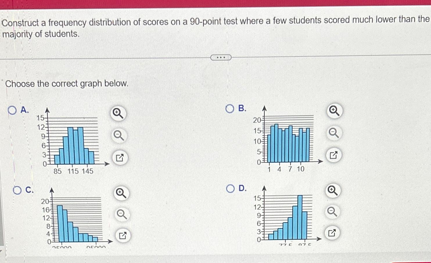 Construct a frequency distribution of scores on a | Chegg.com