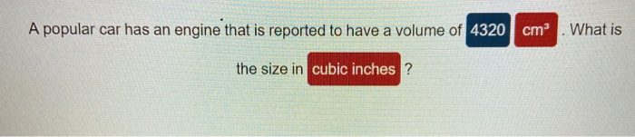 Solved A popular car has an engine that is reported to have | Chegg.com