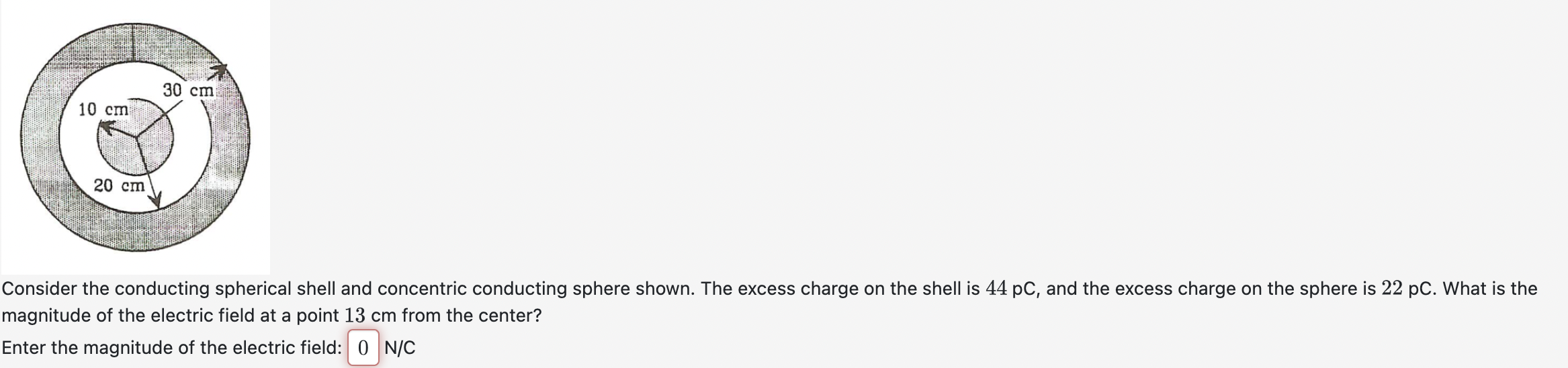 Solved Consider the conducting spherical shell and | Chegg.com