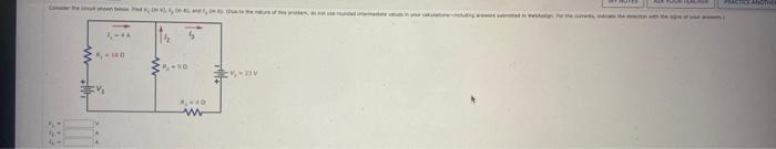 Solved Consider the circuit shown below. Find V1( in V),I2 | Chegg.com