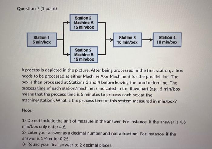 Solved Question 7 (1 point) A process is depicted in the | Chegg.com