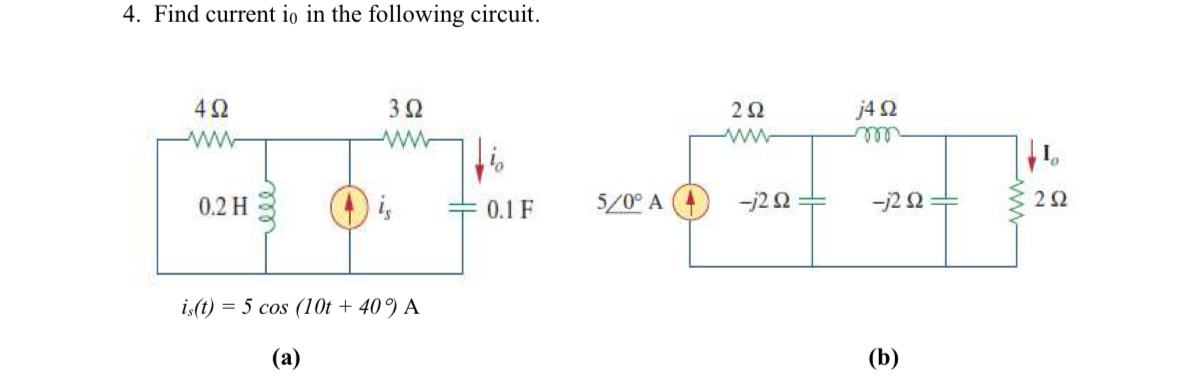 Solved Find current i0 ﻿in the following | Chegg.com