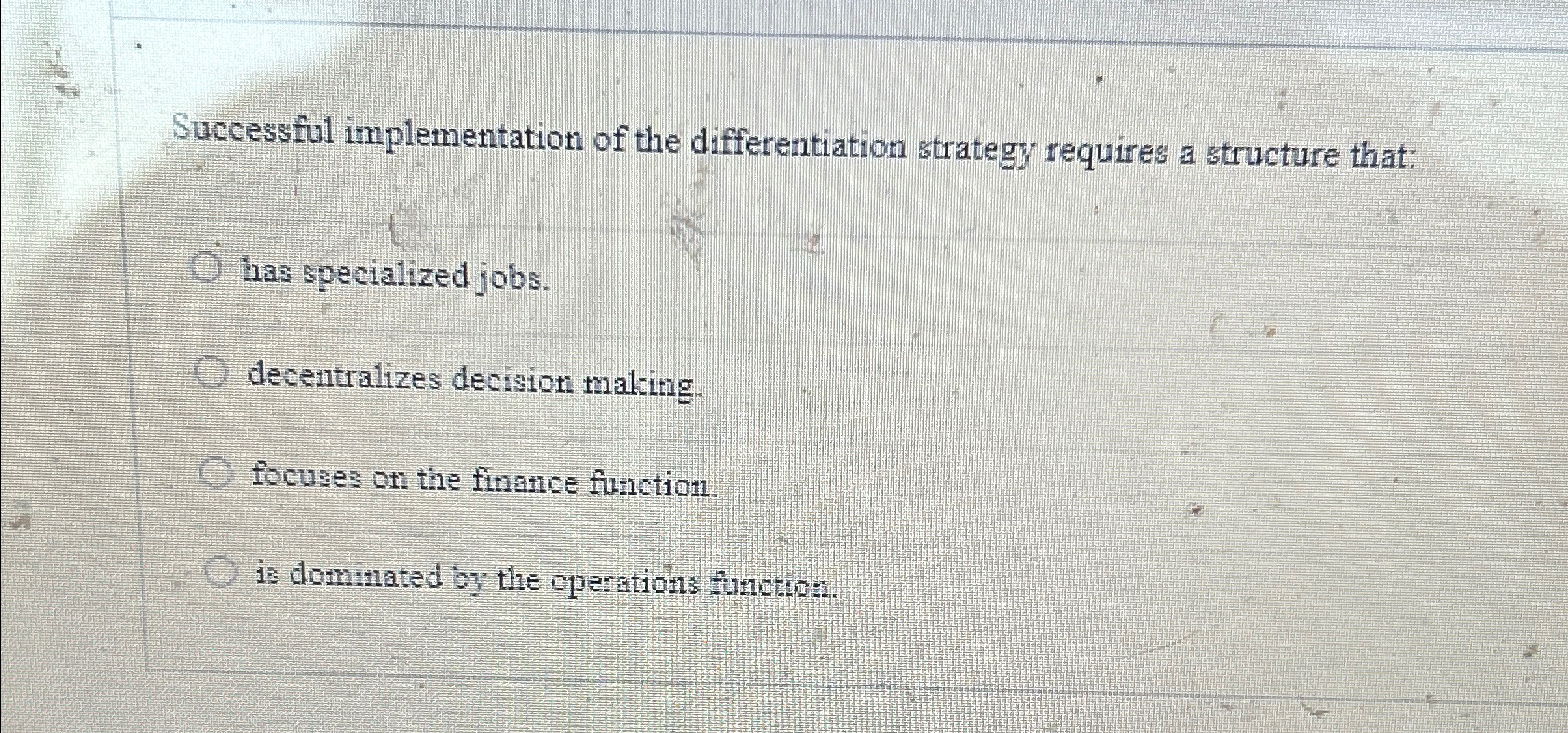 Solved Successful implementation of the differentiation | Chegg.com