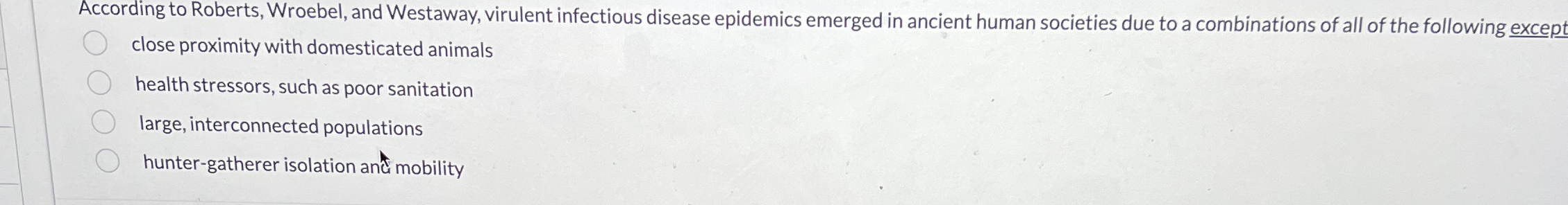 Solved According to Roberts, Wroebel, and Westaway, virulent | Chegg.com