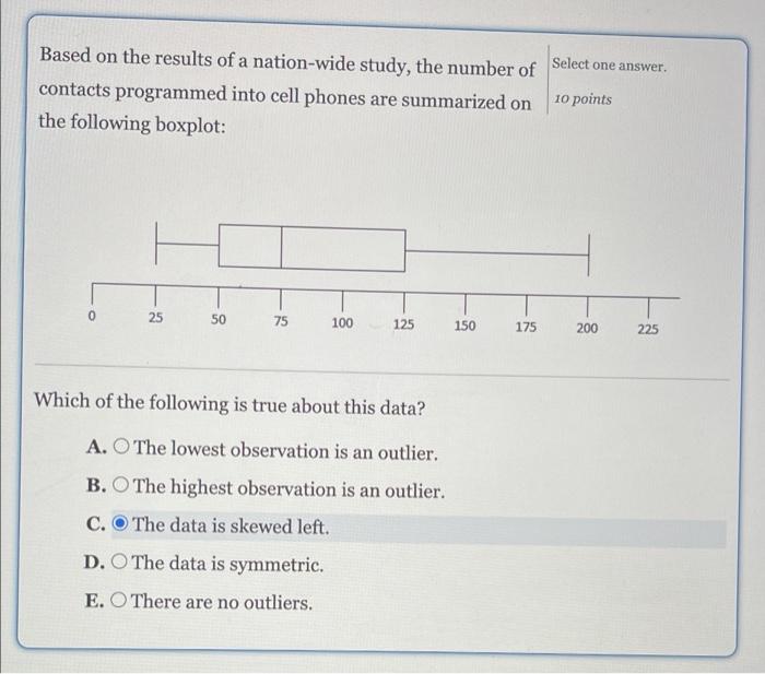 Solved Based on the results of a nation-wide study, the | Chegg.com
