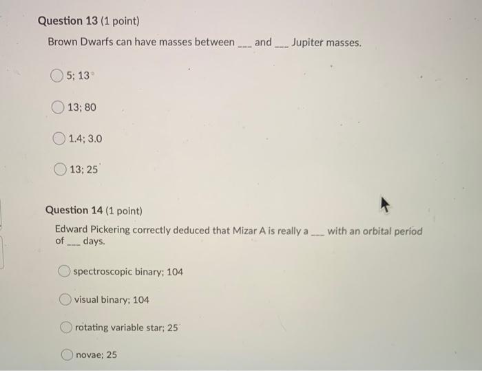 Solved Question 7 (1 point) variable stars change in | Chegg.com