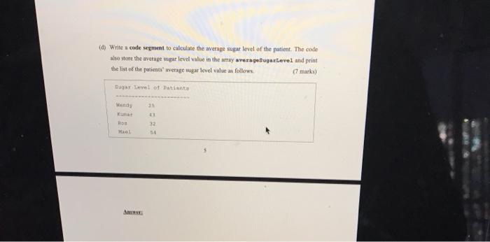 Solved QUESTION 2 [16 Marks Given the declaration and | Chegg.com