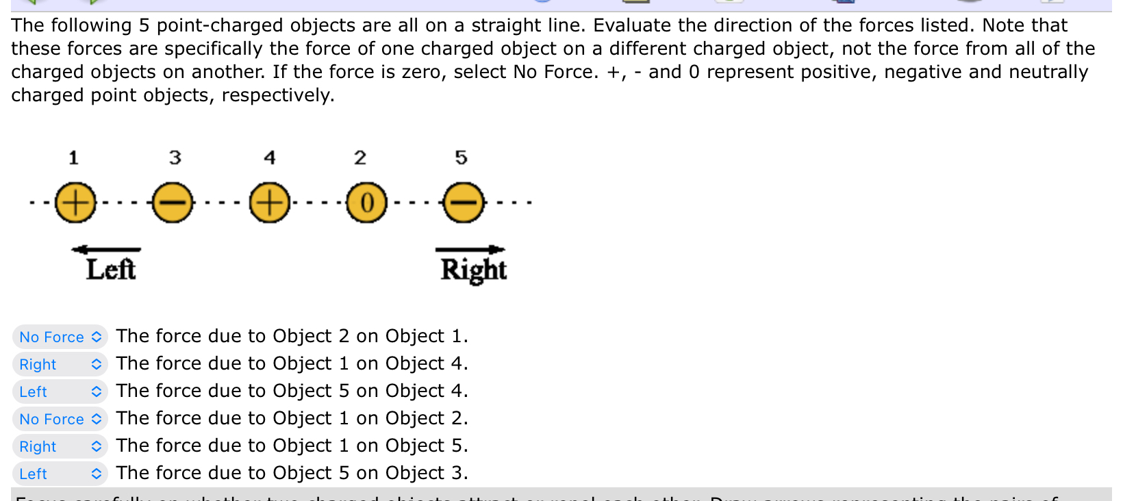 Solved The following 5 ﻿point-charged objects are all on a | Chegg.com