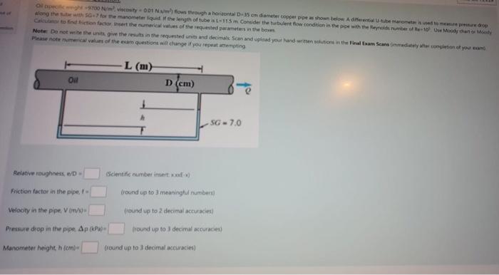 Solved Oleh Neoty -001 Now Thaha D35 om diameter copper pes | Chegg.com