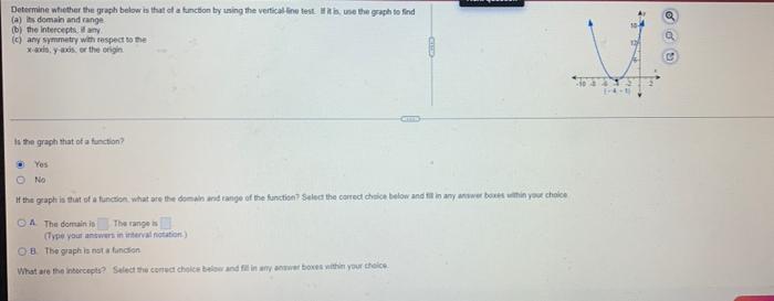 Solved Determine whether the graph below is that of a | Chegg.com