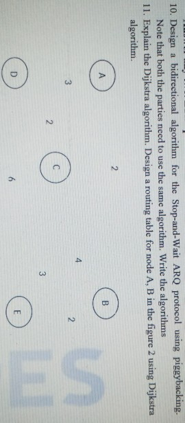 Solved 10. Design a bidirectional algorithm for the | Chegg.com Solved 10. Design a bidirectional algorithm for the | Chegg.com