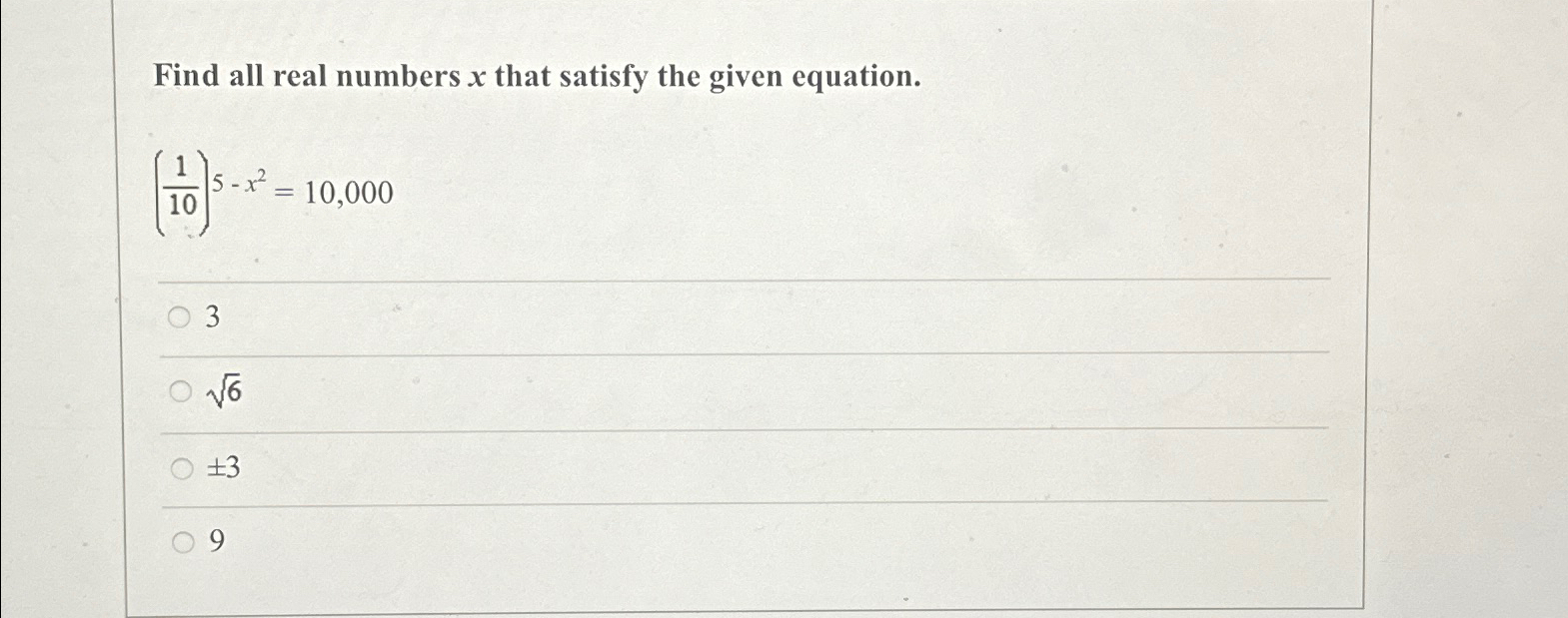Solved Find all real numbers x ﻿that satisfy the given | Chegg.com