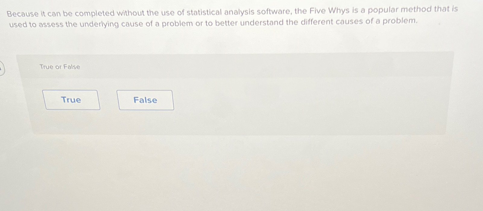 Solved Because it can be completed without the use of | Chegg.com