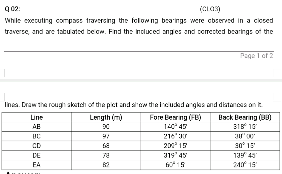 Solved Q 01: (CL03) a) Suppose you are asked to conduct a | Chegg.com