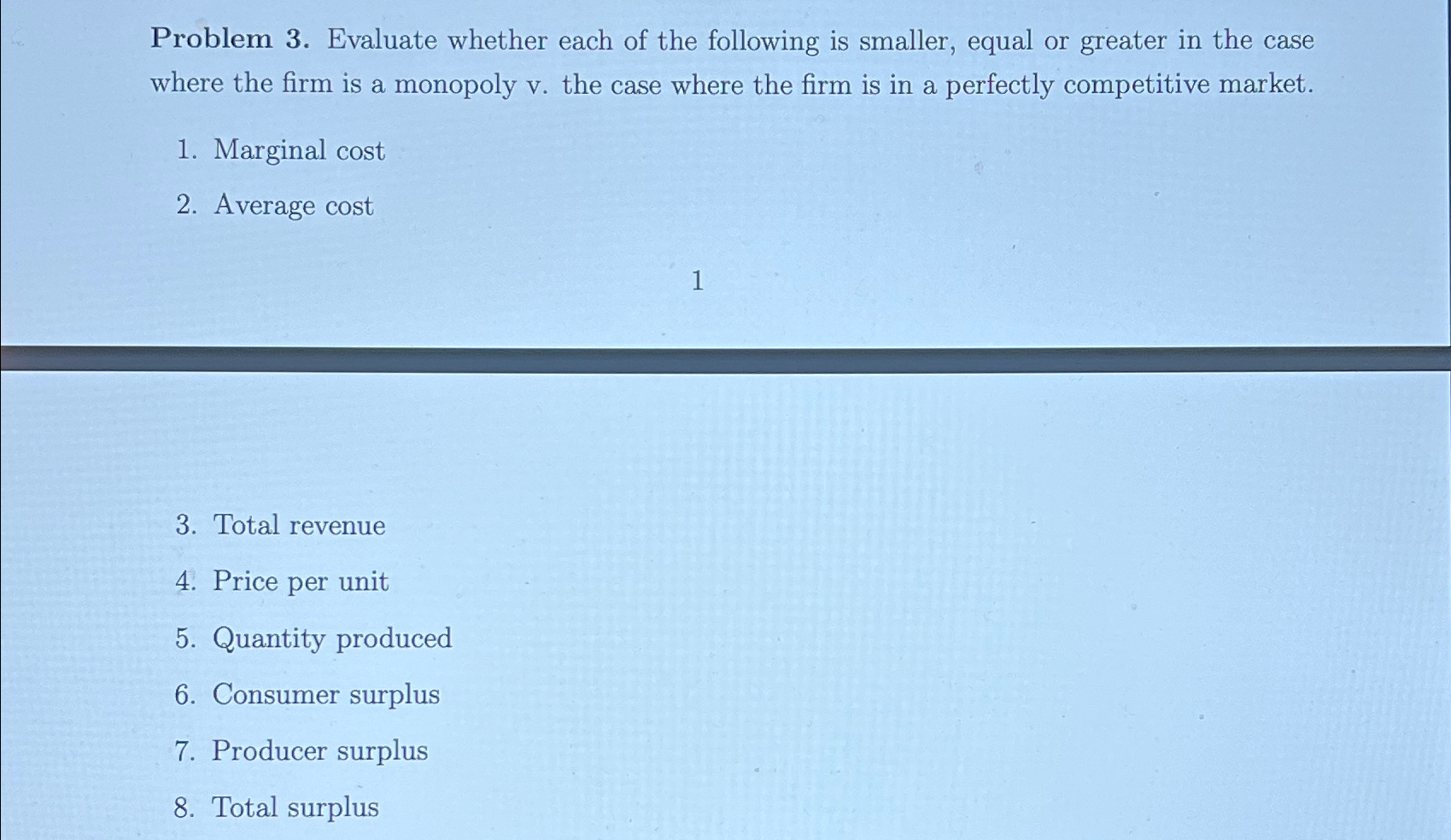 Solved Problem 3. ﻿Evaluate whether each of the following is | Chegg.com