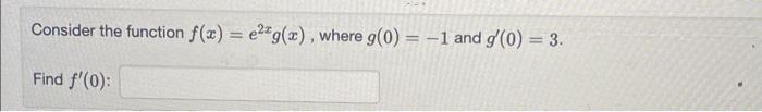 Solved Math134 03 BasicDerivatives: Problem 9 (4 points) If | Chegg.com