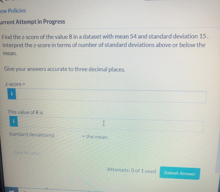 Solved ew Policies urrent Attempt in Progress Find the | Chegg.com