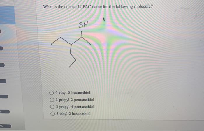 Solved Select the correct common name and/or IUPAC name for | Chegg.com