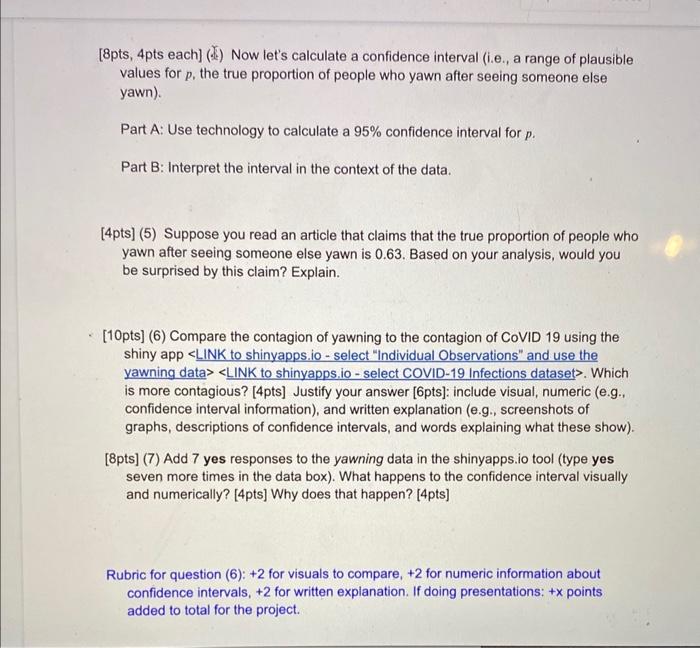 Solved Is Yawning Contagious? The objective of this analysis | Chegg.com