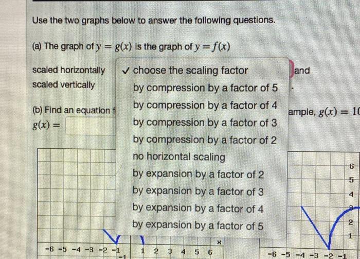 Solved Use the two graphs below to answer the following | Chegg.com