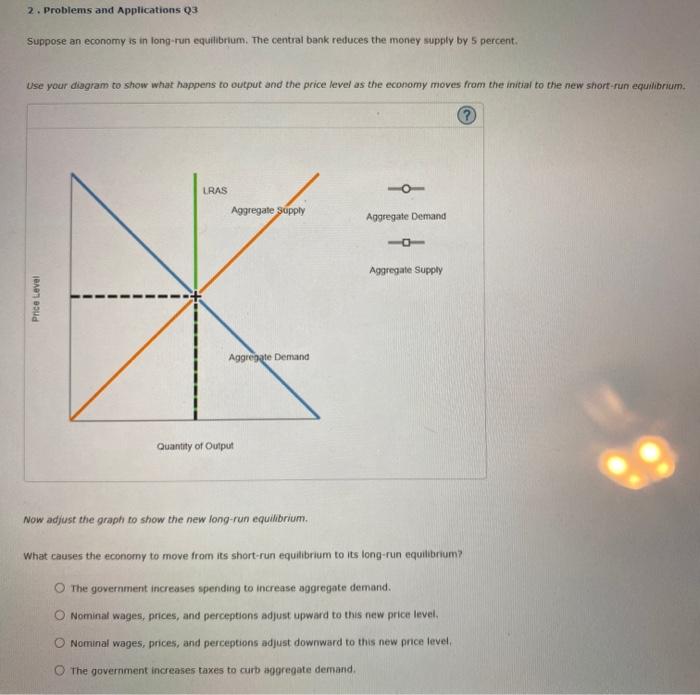 Solved 2. Problems and Applications Q3 Suppose an economy is | Chegg.com